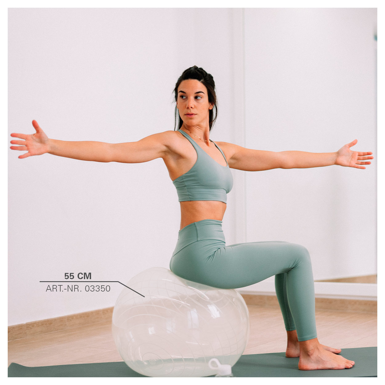 Opti-Ball Gymnastikball transparent, ø 95 cm günstig online kaufen ...