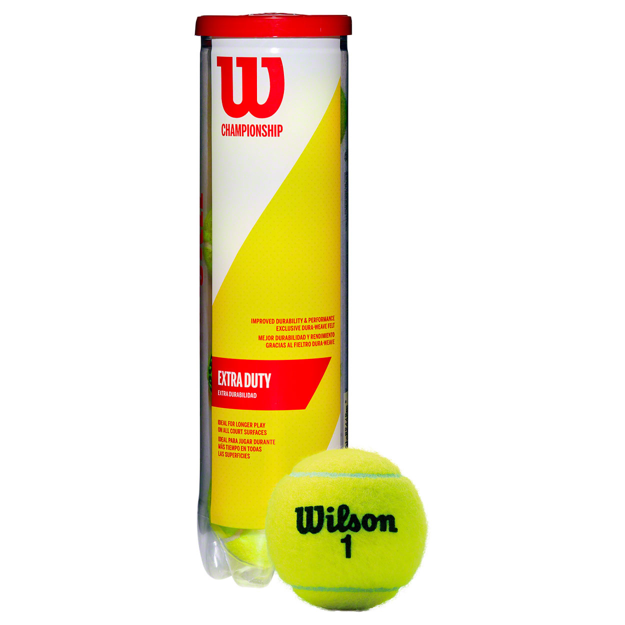 1x Wilson Tennisball CHAMPIONSHIP EXTRA DUTY , 4er-Dose - jetzt kaufen ...