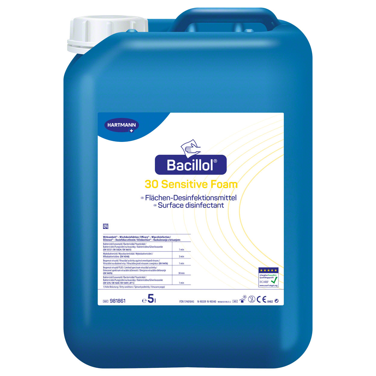 Bacillol 30 Sensitive Foam Flächen-Desinfektionsmittel, 5 l - jetzt ...