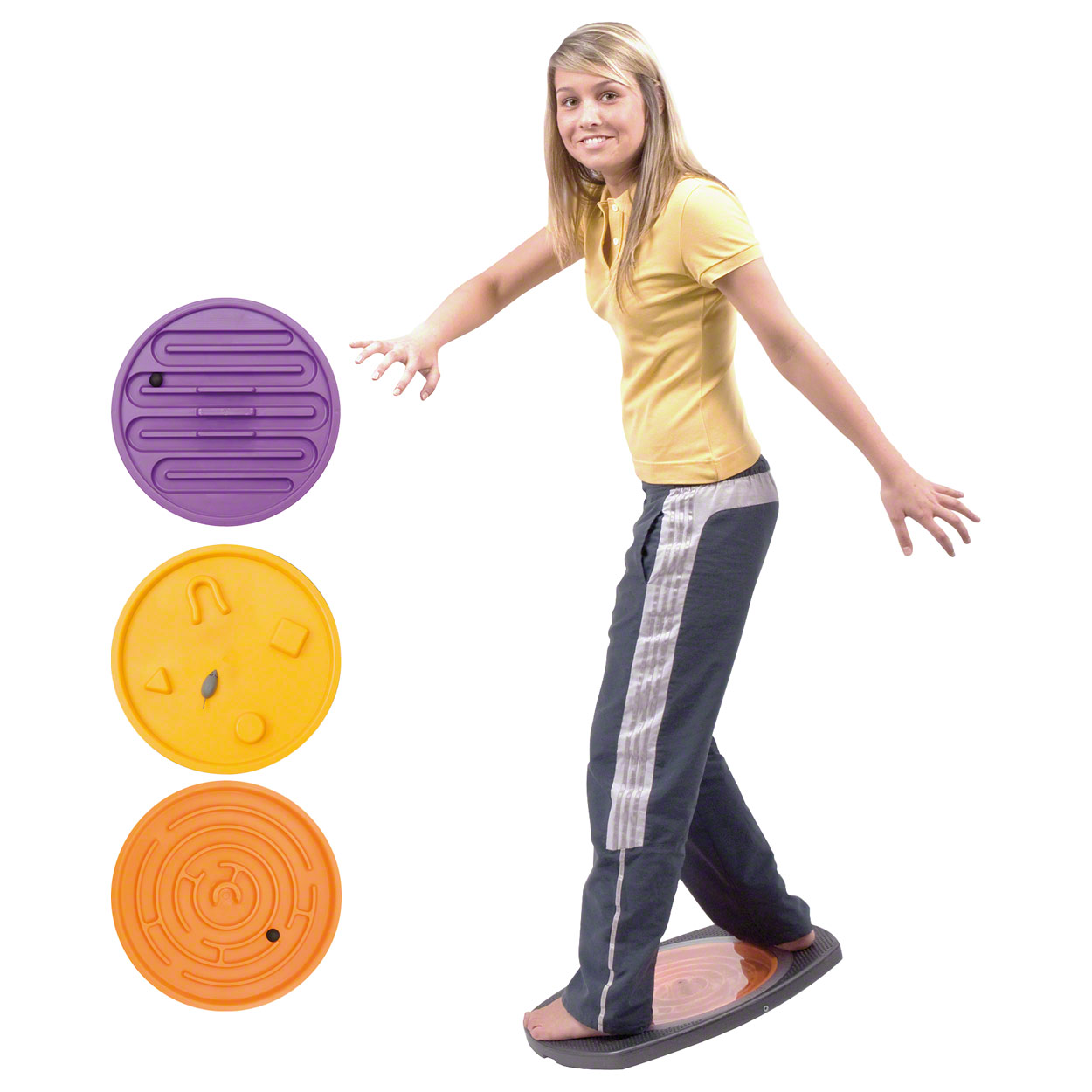 Balanco Bewegungsspiel Zickzack-Spiel mit 3 wechselbaren Einsätzen ...