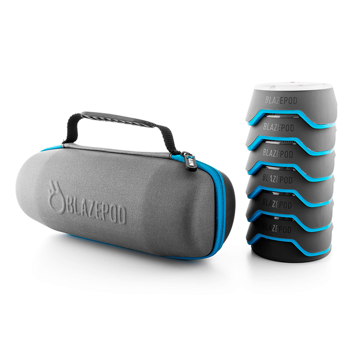 BlazePod Trainer Kit Reflex- und Reaktionstraining 6 Pods inkl. Case ...