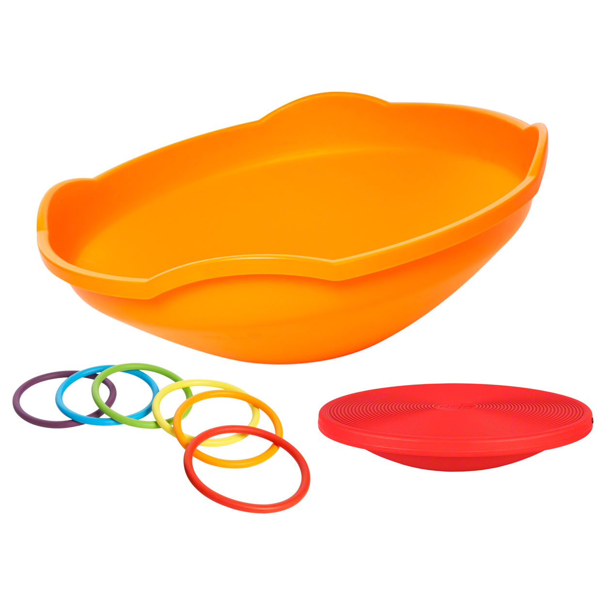 Gonge Koordinationsset, 8-tlg. GymTop Balacekreisel, Mini Top ...